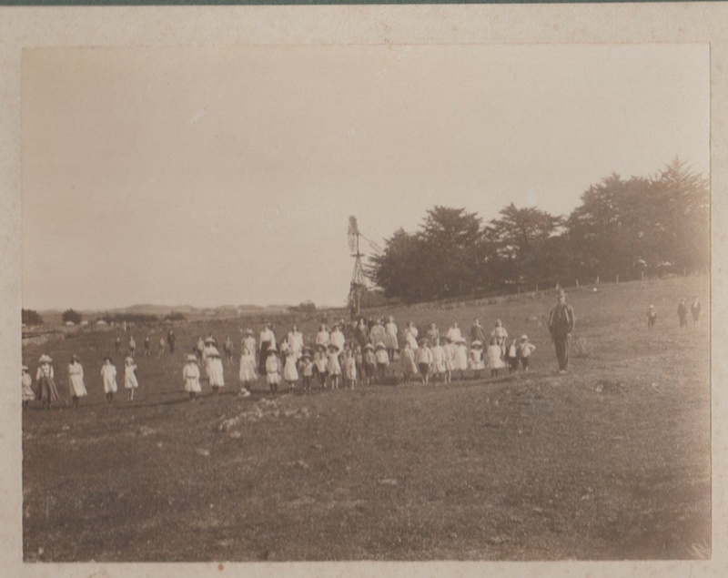 Panmure School children at a picnic; Breckon, A.N.; c1910; 2019.045.01 ...