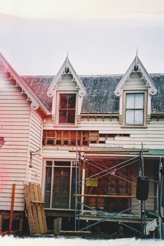 Puhinui being prepared before being moved to its new site in the Howick ...