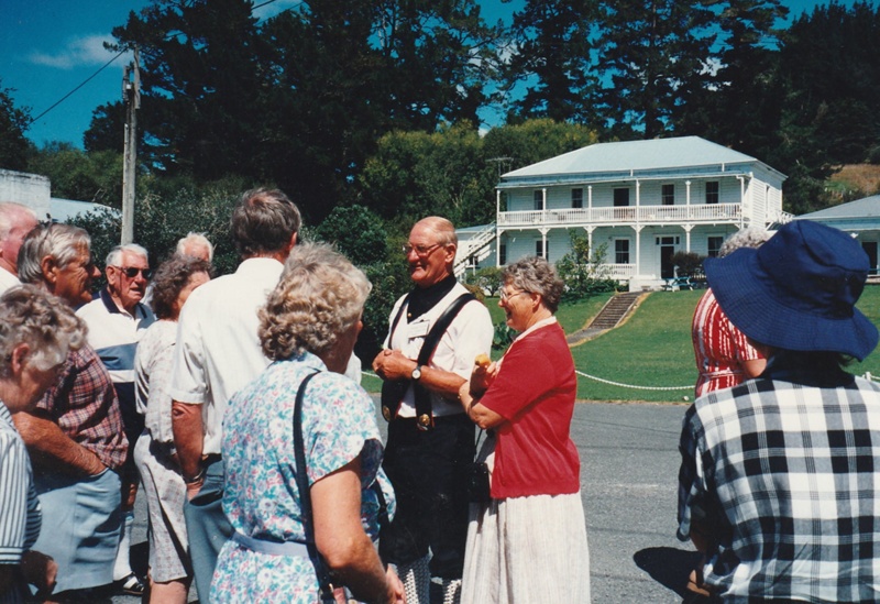 Howick Historical Society members at Puhoi for an Auckland Museum ...