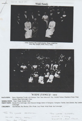 The Wade family in 1913; 1913; 2018.424.01 | eHive