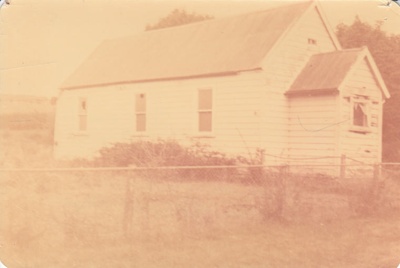 Ararimu Valley School on its original site before being moved to the ...