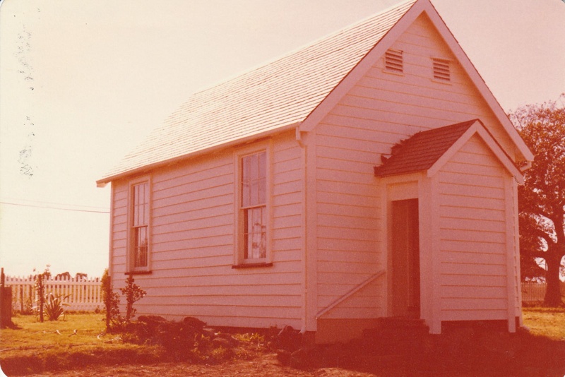 The Howick Court House, newly pianted, in the Howick Historical Village ...