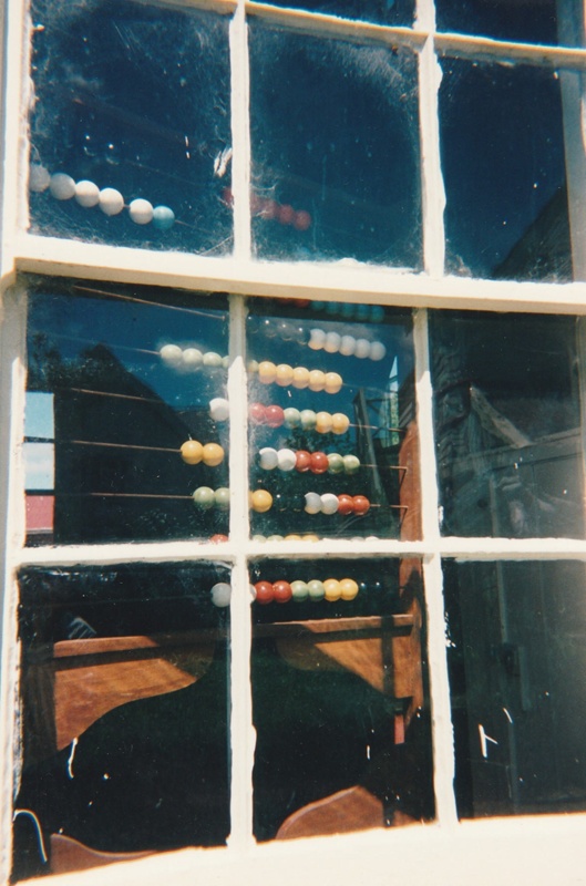 Looking at the Abacus through the window of Ararimu Valley School in ...