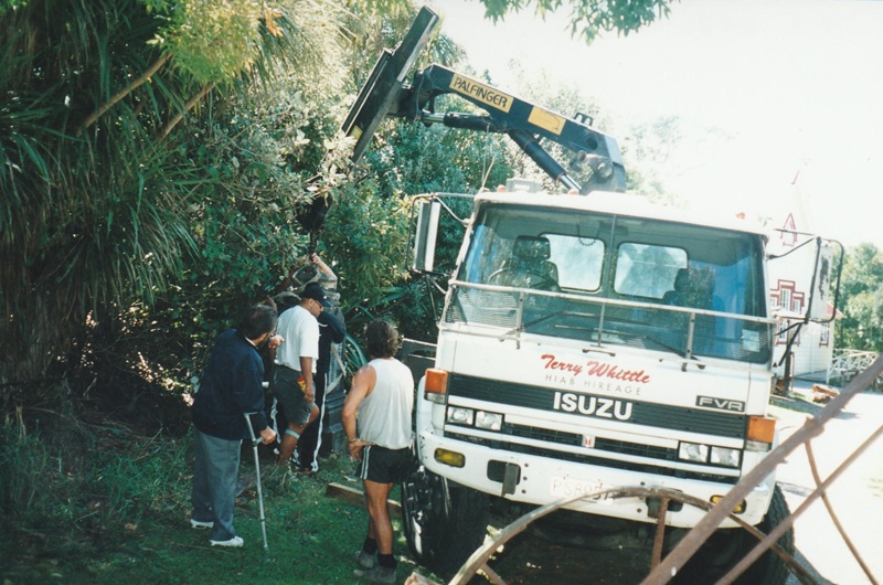 The removal of the monument to Te Wheoro from HHV which was returned to ...