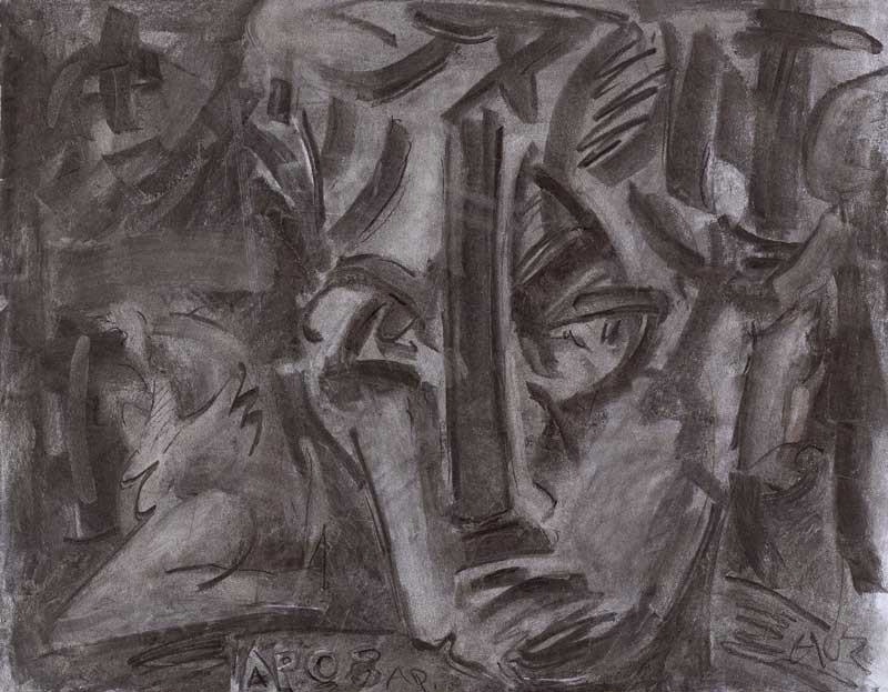 Self-portrait / What am I doing here?; Alan Pearson; 1981; 1200 | eHive