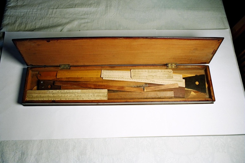 Drafting Tools in Kauri Box; Trevithick, James Garland (1846-1944); c ...