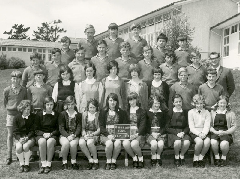 Photograph [Owaka District High School class F 1 & 2 1970]; Campbell ...