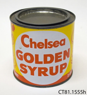 Tin, golden syrup; New Zealand Sugar Co Ltd (Chelsea Sugar Refinery ...