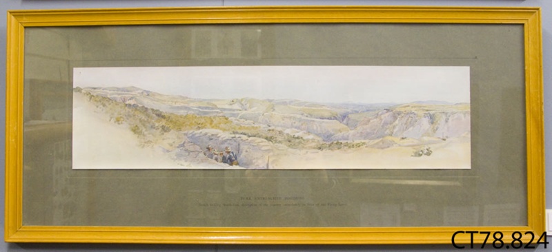 Print [Turk Entrenched Positions]; Moore-Jones, Horace Millichamp ...
