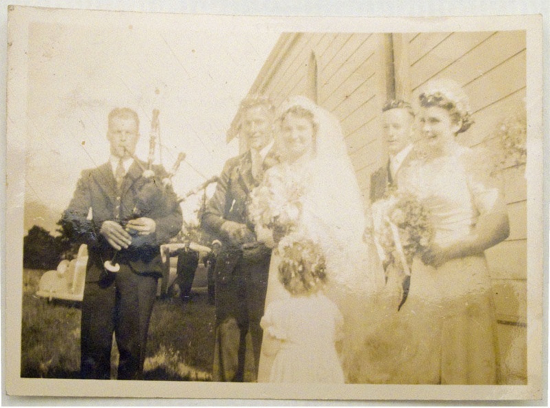 Photograph [Wedding of Essie Ross and Charlie Chambers]; [?]; c1940s ...