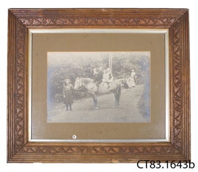 Photograph [Berney family at Purakanui Falls]; [?]; c1900s; CT83.1643b ...