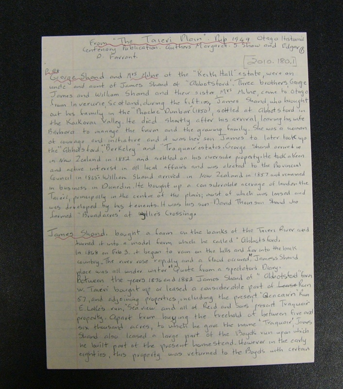 George Shand, James Shand, Andrew Lees, Andrew Todd, excerpts from 'The ...