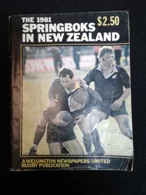 Booklet, Springboks in New Zealand, 1981; Ian Gault; 1981; 0000.0681 ...