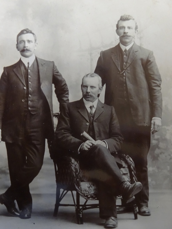 Cowan Weir, Dan Weir and Walter (Wattie) Weir, photograph; c 1920s ... Cowan Weir, Dan Weir and Walter (Wattie) Weir, photograph; c 1920s ...