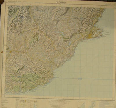 NZ Topographical map; Department of Lands and Survey; 1965; CT78.616 ...
