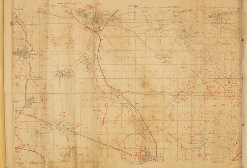 WW1 map; 1917; CT78.832 | eHive