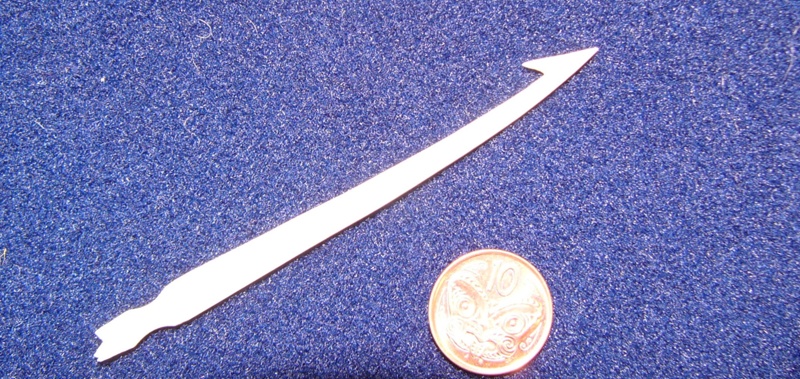 Bird Spear Point; pre-1800; Oceania, New Zealand, South Island, The ...