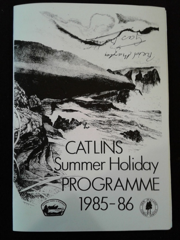 Booklet (New Zealand Forest Service Summer Holiday Programme 1985-86 ...