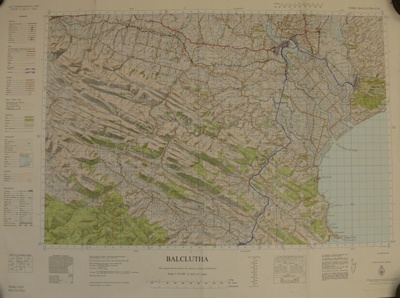Topographical maps of The Catlins areas; NZMS; -; CT94.2055D | eHive