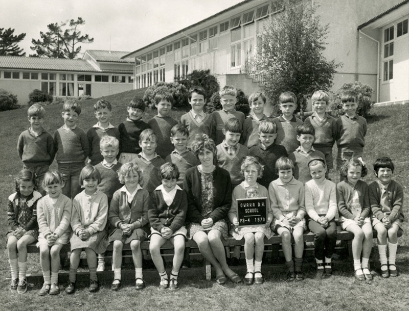 Photograph [Owaka District High School class P 3 & 4 1970]; Campbell ...