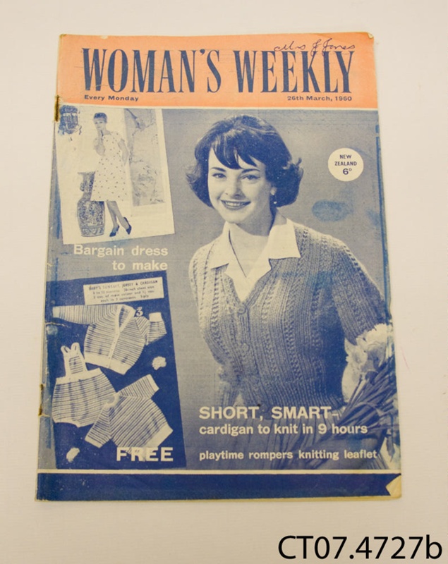 Magazine [Woman's Weekly]; NZ Woman's Weekly; 26.03.1960; CT07.4727b ...