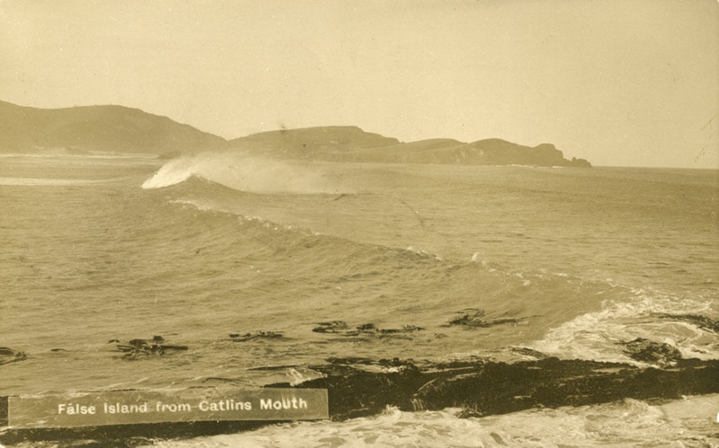 Photograph [False Island from Catlins Heads]; [?]; [?]; CT79.1089e | eHive
