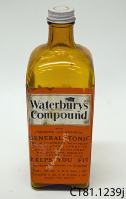 Bottle [Waterbury's compound]; Lambert Pharmacal Co Ltd; [?]; CT80 ...