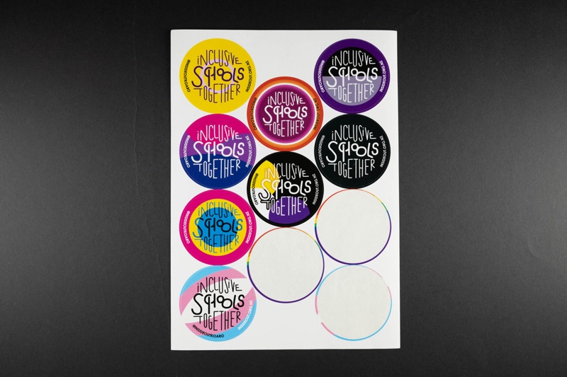Stickers, 'Inclusive Schools Together', Inside Out series.; Inside Out ...