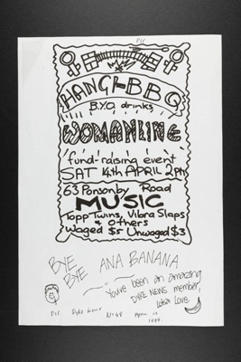 Flyer, Women's hangi-bbq fundraising event; Auckland Women's Centre ...