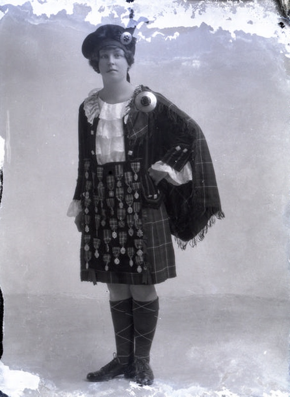 Portrait of female highland dancer; 12 | eHive