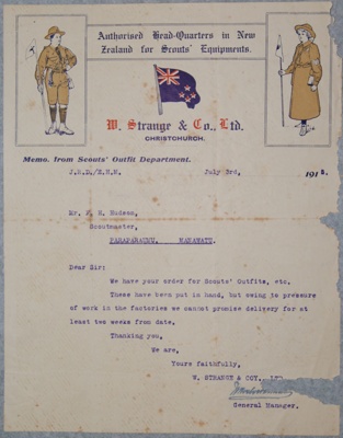 1915 letterhead from W.Strange & Co Ltd | eHive