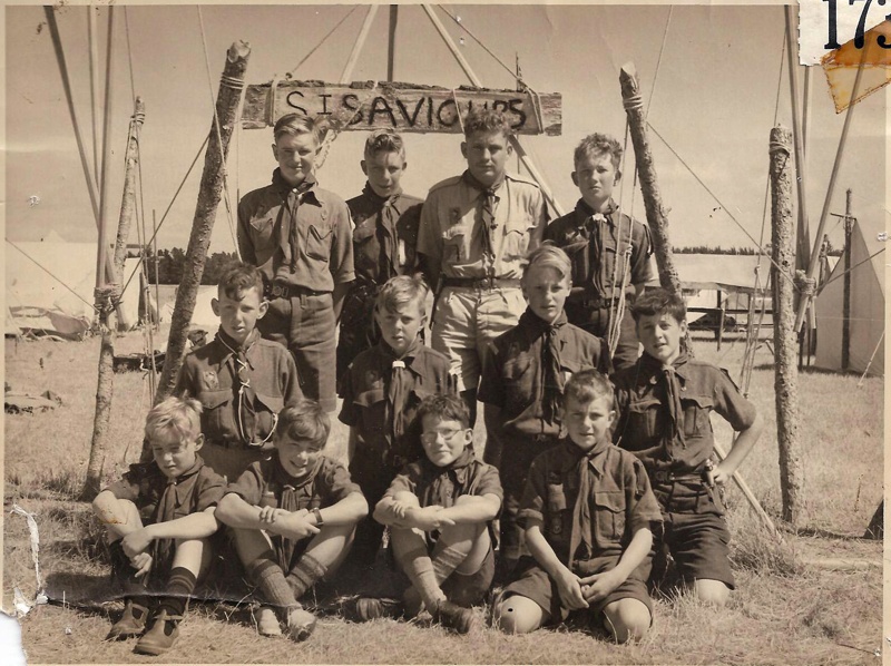 1954 St. Saviours ScoutTtroop at the Canterbury Jamborette | eHive