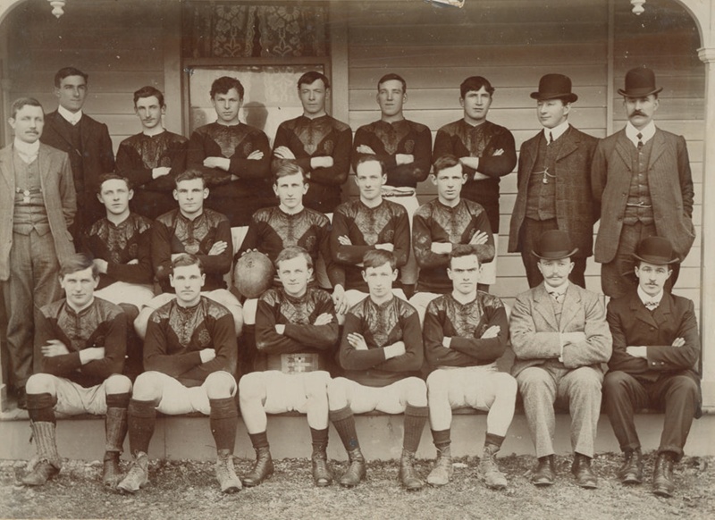Photograph, Eastern District Football Team 1908; Morton, Chas J ...