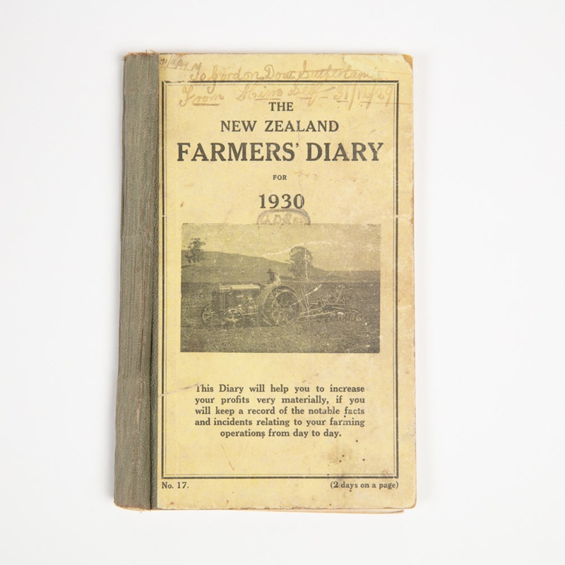 Diary, Gordon Dow Sutherland 1930 [IN COPYRIGHT]; 1930; WY.2009.9.50 ...