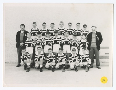 Photograph, Edendale Rugby Team, School Boys and Coaches; Warren ...