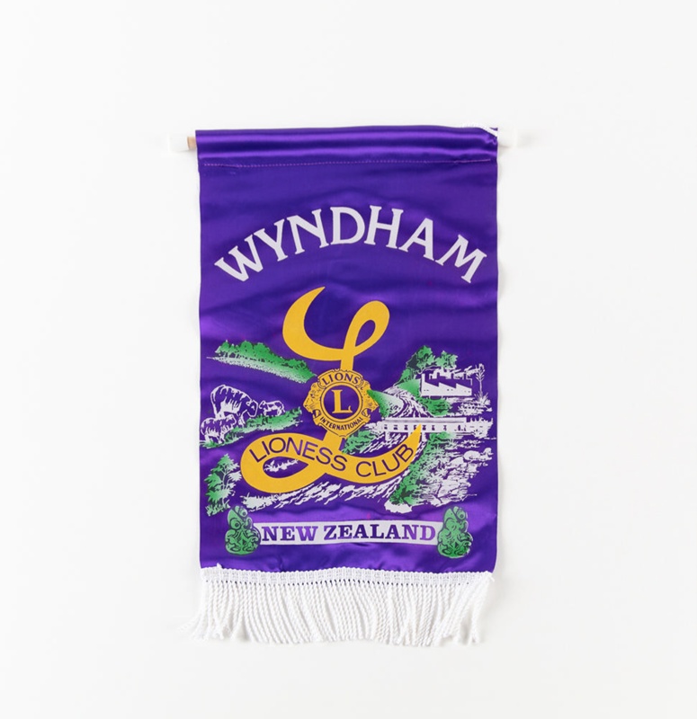 Banner, Wyndham Lioness Club; Unknown manufacturer; 1970-1990; WY.2015. ...