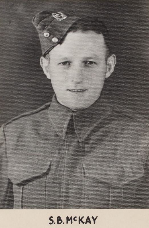 Photograph, Framed Stan McKay WWII; Unknown photographer; 1940-1945; WY ...