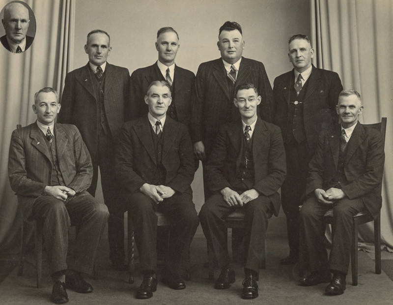 Photograph, Board of Directors 1946-47; Unknown; 1947; WY.0000.1139 | eHive