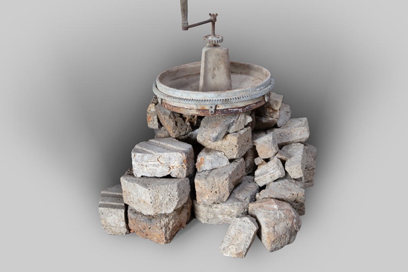 Millstones, Doull's Oatmeal and Flour Mill; J Hughes & Son; 1871; WY ...