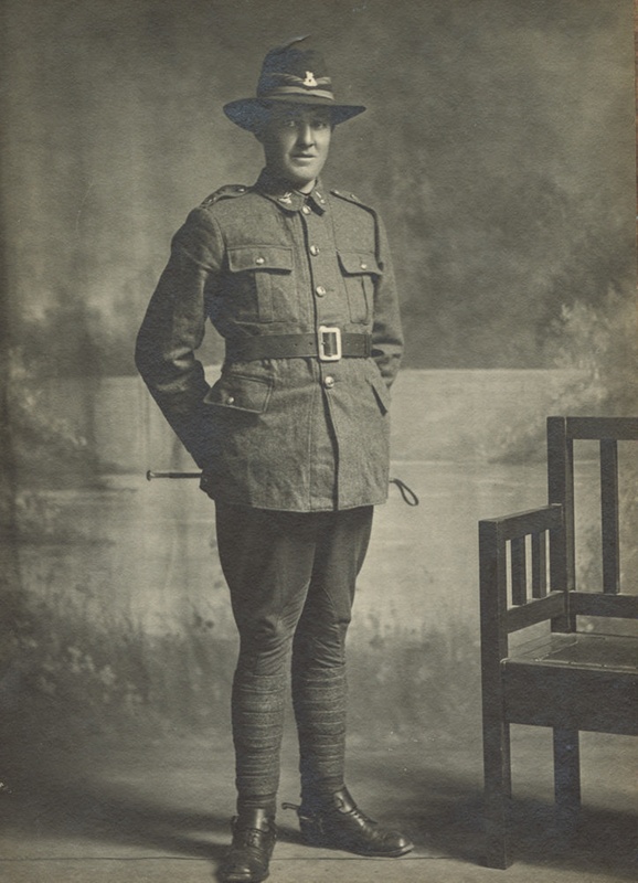 Photograph, World War One Soldier; McKenzie, A.R.; 1914-1918; WY.0000. ...