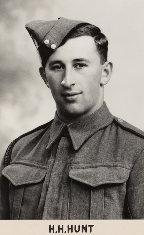 Photograph, Framed Harold Hunt WWII; Unknown photographer; 1940-1945 ...