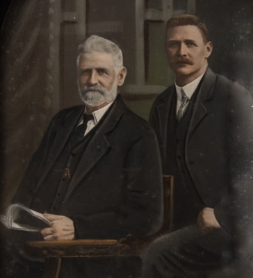 Portrait, James and Harry Allan; Unknown photographer; 1900-1910; WY ...