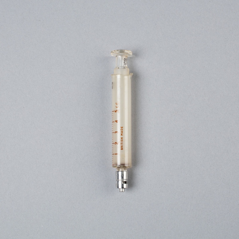 Medical Instruments, Glass Syringe ; Summit; 1940-1960; WY.2003.11.44 ...