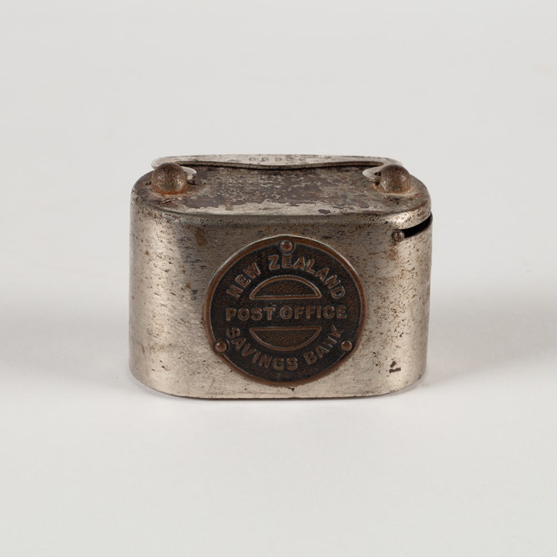 Money Box, New Zealand Post Office Savings Bank; FISCUS LTD; 1910-1920 ...