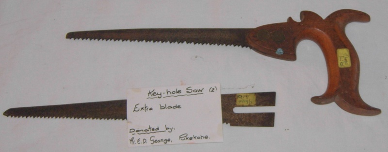 Keyhole Saw and Spare Blade; 1979-0919-1 | eHive