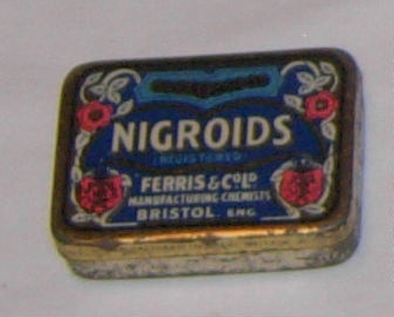 Nigroid Tablets (Tin); Ferris & Co Ltd; 1997-2400-1 | eHive