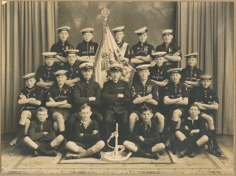 Photograph, Bluff Sea Scouts ; Campbell's Studio; 1940-1949; BL.P120 ...