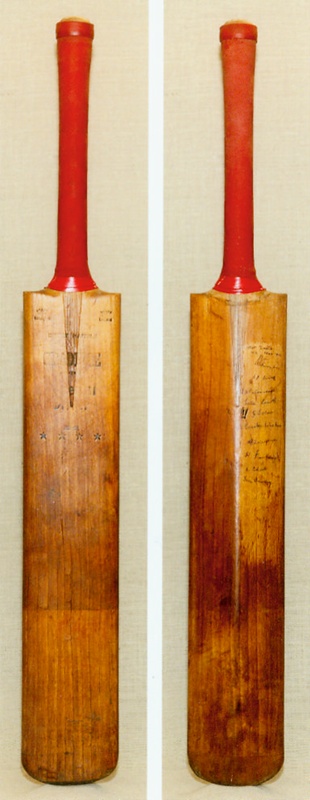 Cricket Bat: Gradidge "Special Driver" Cricket Bat signed by members of ...