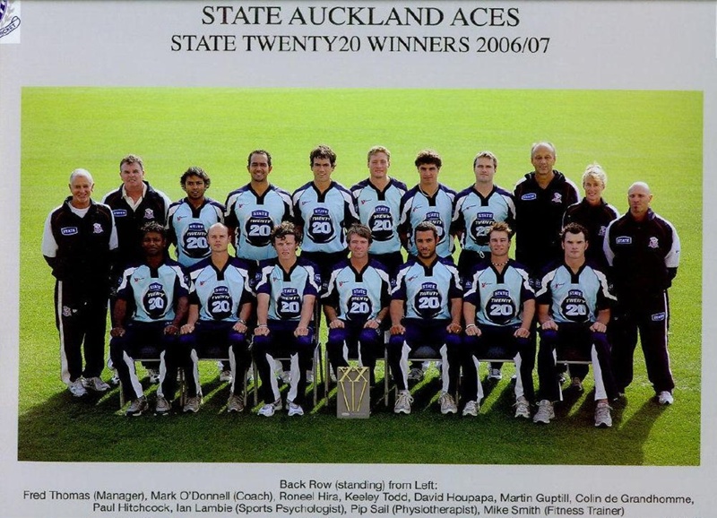 Photo: Auckland Aces, State Twenty20 Winners 2006-07; Photosport; 2007 ...