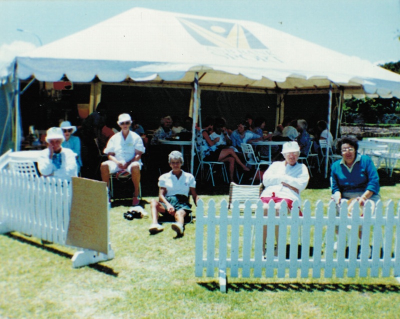 Photograph of the Silver Ferns Club reunion at Melville Park in ...